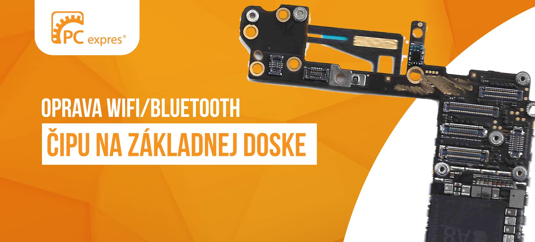 Oprava WiFi / Bluetooth čipu na základnej doske iPhone | PCexpres